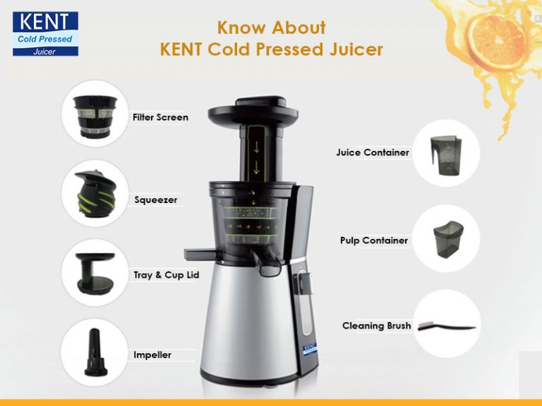 Drink Fresh & Healthy Juice KENT Cold Pressed Juicer