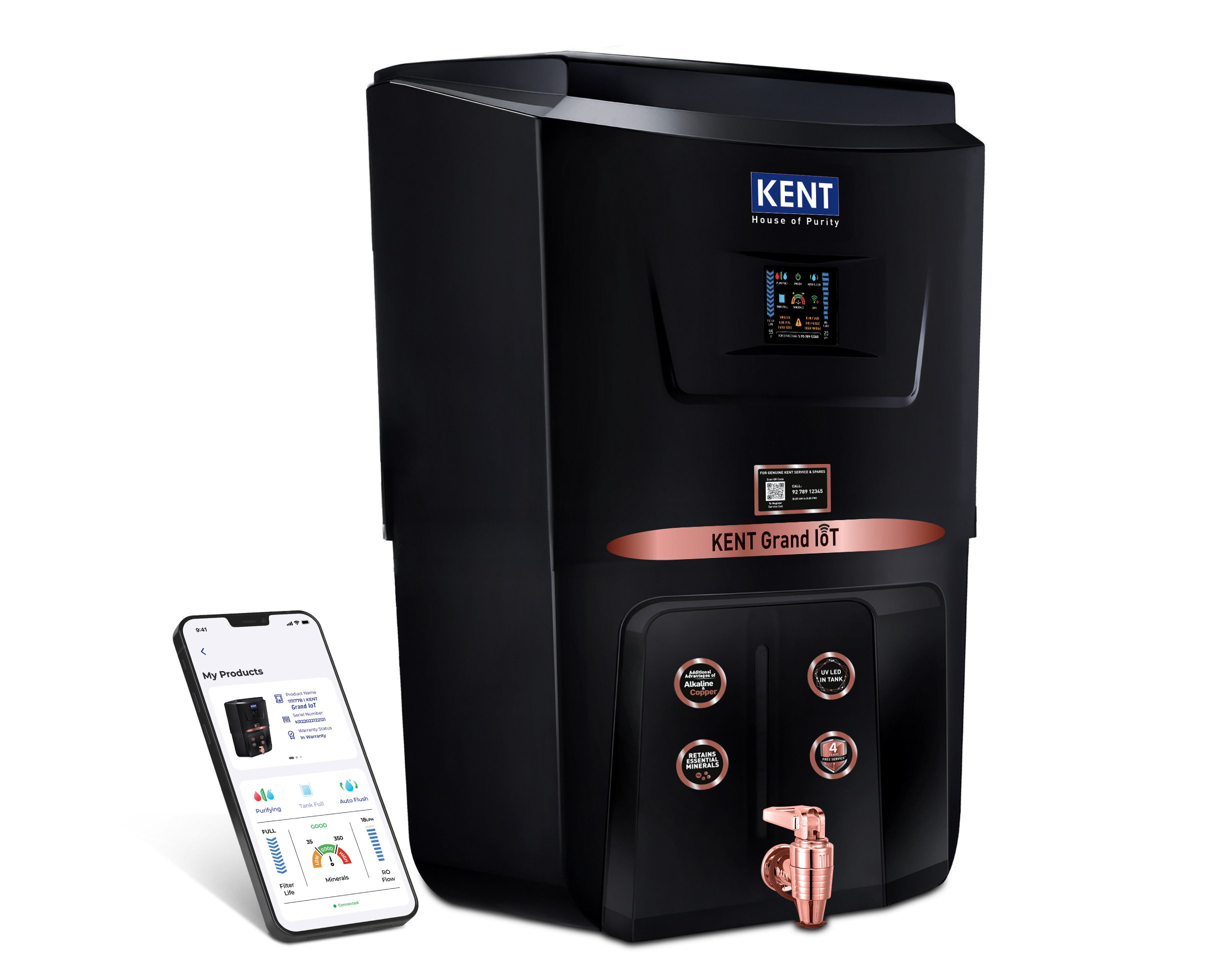 Buy KENT Grand IoT RO Water Purifier Online at Best Prices in India